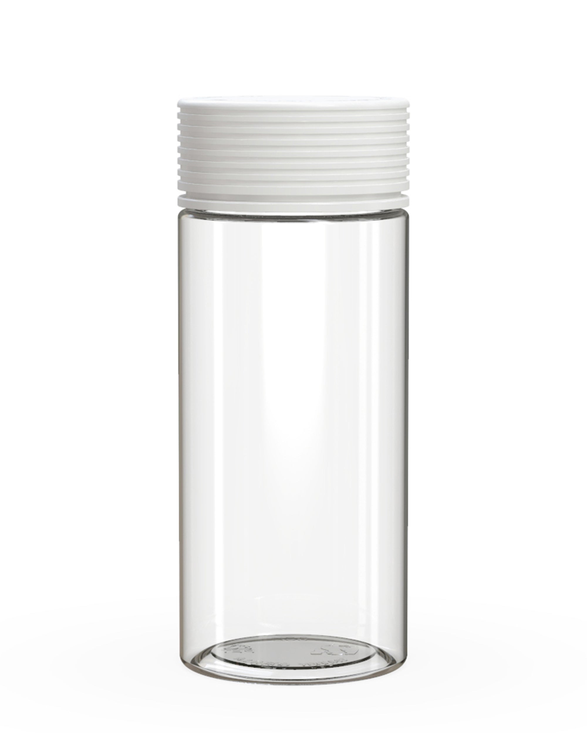 8oz Chubby Gorilla Spiral Plastic Jars with White Cap