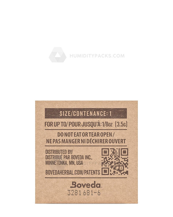 Boveda Humidity Control Packs 1 Grams - 1500 Count