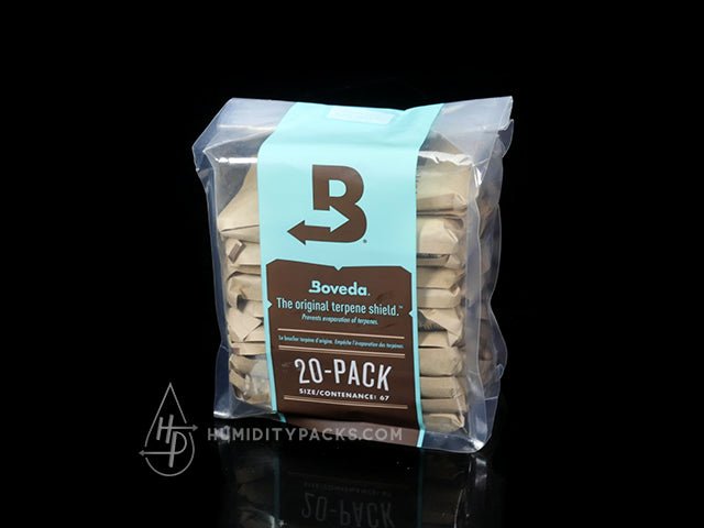 Boveda Humidity Packs 62% (67 gram) 20-Bag